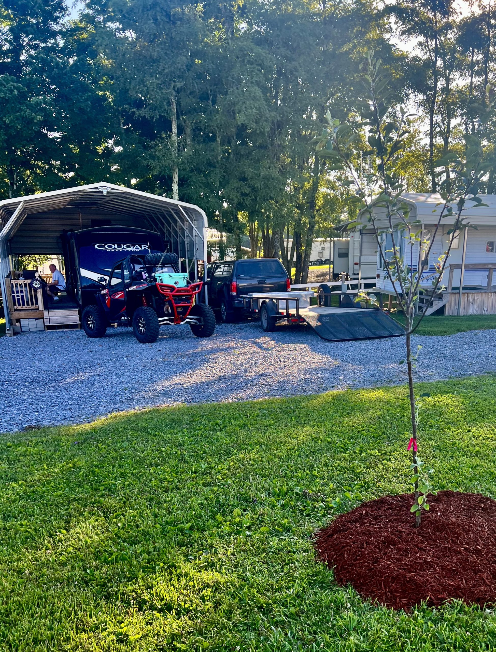 Permanent Camp Sites ⋆ Hilltop Escape